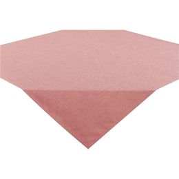 Mitteldecke, B:85cm L:85cm, rosa, Delindo Lifestyle, Polyester, Tischdecken, "WIEN", Fleckabweisend, pflegeleicht, 180 g/m&sup2;