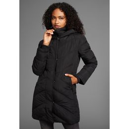 Kangaroos Damen Winterjacke, schwarz, Gr. 32, Obermaterial: 100% Polyester. Futter: 100% Polyester. Wattierung: 100% Polyester, Jacken, mit