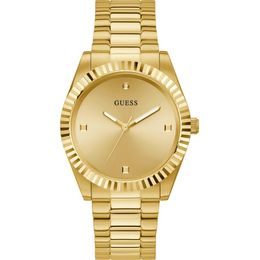 Guess Herren Quarzuhr "CONNOISSEUR", gold, Armbanduhren, Armbanduhr, Herrenuhr
