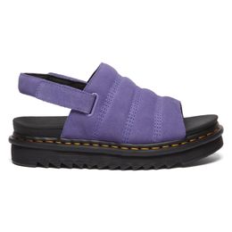 Dr. Martens Damen Plateausandale "Zebrilus", Gr. 43, lila, Veloursleder, Schuhe, Sandalette, Plateauschuh, Sommerschuh mit Chunky Sohle