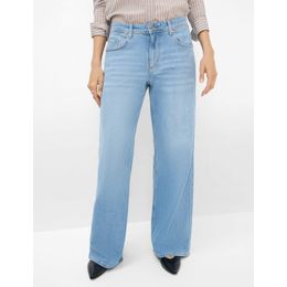 Brax Damen 5-Pocket-Jeans "Style MORGAN", blau, Gr. 18, Denim/Jeans, 58% Baumwolle, 41% Lyocell, 1% Elasthan, Jeans
