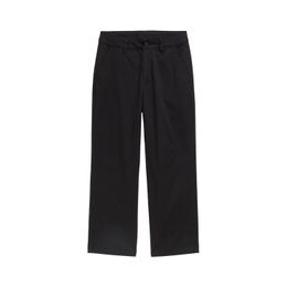Tom Tailor Jungen Chinohose, schwarz, Gr. 176, unifarben, Web, Obermaterial: 98% Baumwolle, 2% Elasthan. Futter: 100% Baumwolle, Hosen, mit Taschen