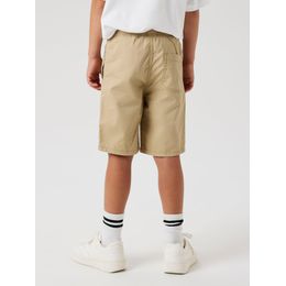 name it Jungen Shorts "NKMRYAN JOG L TWILL SHORTS 7001-TF NOOS"twill (blank), Gr. 92, unifarben, Web, Obermaterial: 100% Baumwolle, Hosen