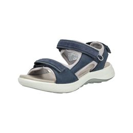 Legero Damen Riemchensandale "Legero Sandalen Nubukleder/Textil", Gr. 36, blau, Nubukleder, Textil, Schuhe
