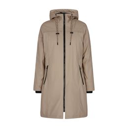 Freequent Damen Regenjacke "FQRAIN", beige, Gr. XXL, unifarben, Web, Obermaterial: 100% Polyurethan, Jacken, wasserabweisend mit Kapuze