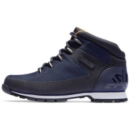 Timberland Herren Schnürboots "Euro Sprint Fabric WP", Gr. 42, blau, Textil, Schuhe, Winterstiefel, Schnürstiefel, Winterschuhe, wasserdicht
