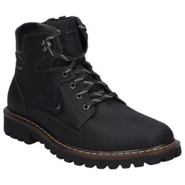 Josef Seibel Herren Winterboots "Chance 51", Gr. 45, schwarz, Leder, Schuhe, mit zus&auml;tzlichem Rei&szlig;verschluss