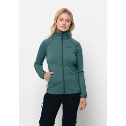 Jack Wolfskin Damen Fleecejacke "FORTBERG FZ W", blau, Gr. XS, OBERSTOFF 100% POLYESTER FUTTER 100% POLYESTER, Jacken