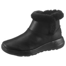 Skechers Damen Winterstiefelette "ON-THE-GO JOY ENDEAVOR", Gr. 35, schwarz, Lederimitat, Synthetik, Schuhe, mit 3M Scotchgard-Impr&auml;gnierung