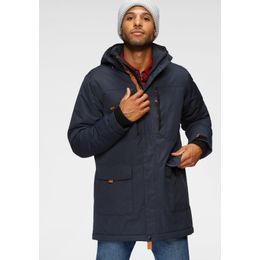 Polarino Herren Funktionsparka, blau, Gr. 44, Obermaterial: 100% Polyester. Futter: 100% Polyester. Wattierung: 100% Polyester, Jacken, Atmungsaktiv,