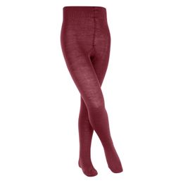 Falke M&auml;dchen Strickstrumpfhose "Comfort Wool", Gr. 98, rot, Obermaterial: 70% Schurwolle, 16% Polyamid, 12% Baumwolle, 2% Elasthan, unifarben,