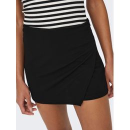 Jacqueline de Yong JDY Damen Shorts "JDYGEGGO SKORTS JRS NOOS", schwarz, Gr. L, unifarben, Web, Obermaterial: 95% Polyester, 5% Elasthan, Hosen