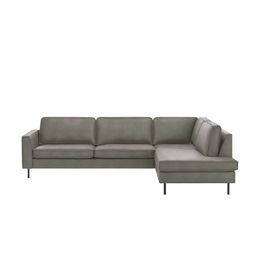 Soho Ecksofa aus recyceltem Leder Skaisa grau Ma&szlig;e (cm): B: 296 H: 85 T: 217.0 &raquo; M&ouml;bel Kraft