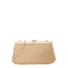 Mascara Clutch Damen Gr&ouml;&szlig;e One Size gold / transparent