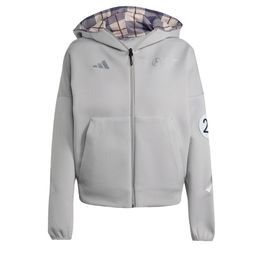 adidas Performance Sportsweatjacke 'Mercedes - AMG Petronas Formula One Team' Damen Größe M/L hellgrau