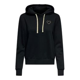 Only Sweatshirt 'ONLNoli' Damen Gr&ouml;&szlig;e L goldgelb / schwarz