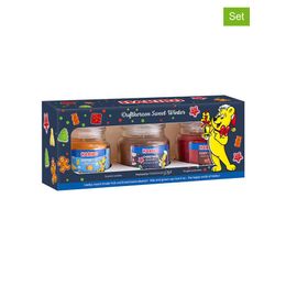 Haribo 3er-Set: Duftkerze "Haribo Winter" - 3x 85 g - 18% | Kerzen-vasen