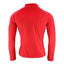 Peak Mountain Fleecepullover "Cafinor" in Rot - 65% | Gr&ouml;&szlig;e L | Herren-fleece