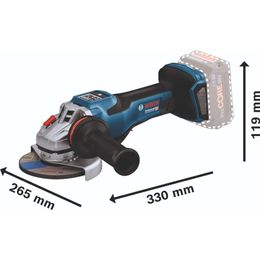 Bosch Professional, Winkelschleifer, GWS 18V-15 PSC (125 mm)