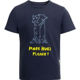 Jack Wolfskin, Unisex, Shirt, Kid's More Hugs T, Blau, (104)