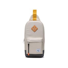 HERSCHEL Heritage - Schultertasche 38 cm (ivy green/light pelican) in light pelican/harvest gold | Gr.: onesize