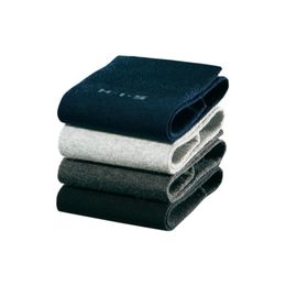 H.I.S. H.I.S Socken Herren Größe 39/42 blau / grau / schwarz