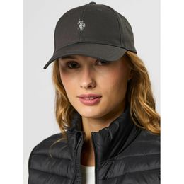 U.S. Polo Assn. Cap 'Mika' Damen Gr&ouml;&szlig;e 55/60 hellgrau / schwarz