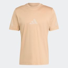 adidas Sportswear Performance Shirt 'Z.N.E.' male Brown size XXL
