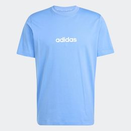 adidas originals Funktionsshirt 'Essentials' Herren Größe L himmelblau / weiß