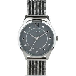 JETTE Analog Watch female Grey size One Size