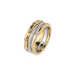 Elli Ring 'Bi Color' female Gold, Silver size 58