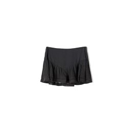 Bershka Skirt female Grey size 40
