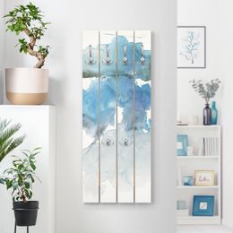 Bilderwelten Wandgarderobe Holzpalette Gletscherschmelze II
