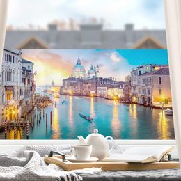 Bilderwelten Fensterfolie Sunset in Venice