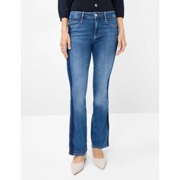 Brax Damen Five-Pocket-Hose Style ANA USED LIGH BLUE, denim blau, Gr. 44