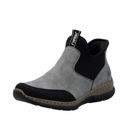 Rieker Slip-On Sneaker »Ready2GO« Boots, Schlupfschuh, Casual-Sneaker mit MemoSoft-Ausstattung grau-schwarz 42 42 Ready2GO - Sneaker mit leichtem...