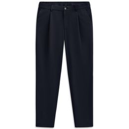 Bugatti Bundfaltenhose »Tapered Fit« mit Flexcity Performance Stretch 380-marine 33 - Länge 32 Länge 32 33 Reißverschluss & Knopf – klassisch &...