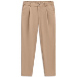 Bugatti Bundfaltenhose »Tapered Fit« mit Flexcity Performance Stretch 30-beige 38 - Länge 30 Länge 30 38 Reißverschluss & Knopf – klassisch &...