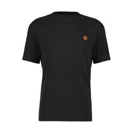 ALIFE & KICKIN Rundhalsshirt »Herren MadsAK« black L L Zeitloses Basic T-Shirt MadsAK von alife and kickin in einfarbiger Optik