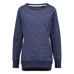 ALIFE & KICKIN Sweatshirt &raquo;Damen HelenAK B&laquo; marine melange XL XL Absolut bequem und unverg&auml;nglich - der Sweatpullover HelenAK A von alife and kickin
