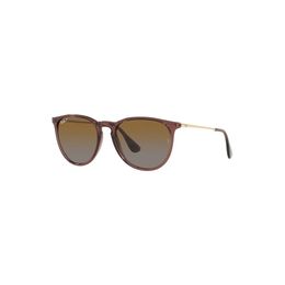 Ray-Ban Sonnenbrille 'Erika' Herren Größe 54 dunkelbraun / gold