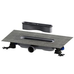 Kaldewei FLOWDRAIN HORIZONTAL Grundk&ouml;rper FLAT f&uuml;r Duschrinne, f&uuml;r flache Installation DN 40, 687744810000,