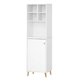 Pharao24.de Moderner Officeschrank in Weiß und Eichefarben Made in Germany