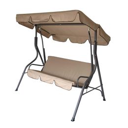 Pharao24.de Hollywoodschaukel in Creme Weiß Garten