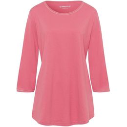Green Cotton - Rundhals-Shirt Ditte, rot, Gr. 40 / M - Baumwolle