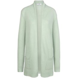 Peter Hahn - Cardigan aus 100% Schurwolle, gr&uuml;n, Gr. 36 / S - Schurwolle