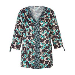 Anna Aura - Bluse mit V-Ausschnitt, beige, Gr. 44 / L