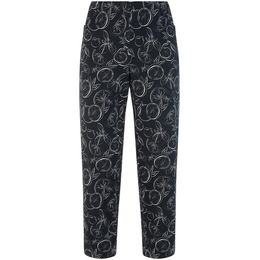 Anna Aura - 7/8-Hose zum Schlupfen, schwarz, Gr. 46 / L - Baumwolle