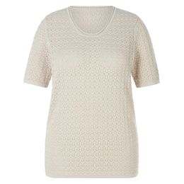Anna Aura - Rundhals-Pullover, beige, Gr. 40 / M - Baumwolle