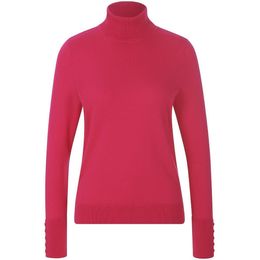 Peter Hahn - Rollkragen-Pullover aus 100% SUPIMA -Baumwolle, pink, Gr. 42 / M - Baumwolle